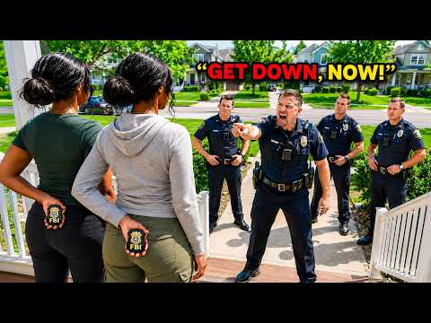 4 Cops Surrounded Black Twins Outside Their Own HouseThen Both Pulled FBI Badges In Sync