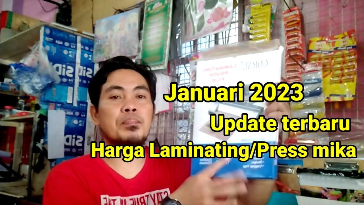 Update terbaru tahun 2023 harga laminating atau press mika - YouTube