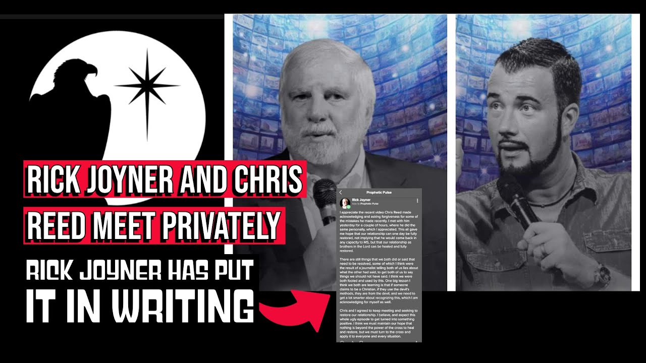 Rick Joyner and Chris Reed meet privately. false prophets give new ...