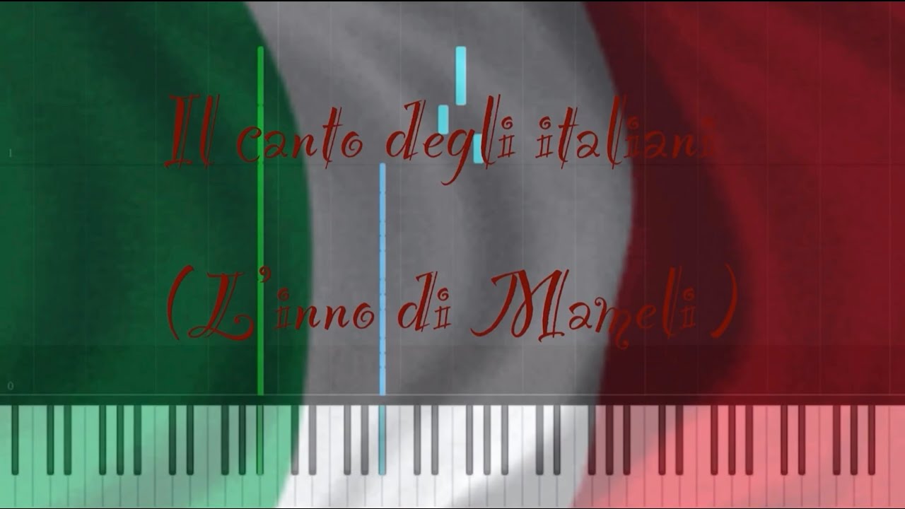 Il canto degli italiani (inno di Mameli) - Piano AI Cover con Testo ...