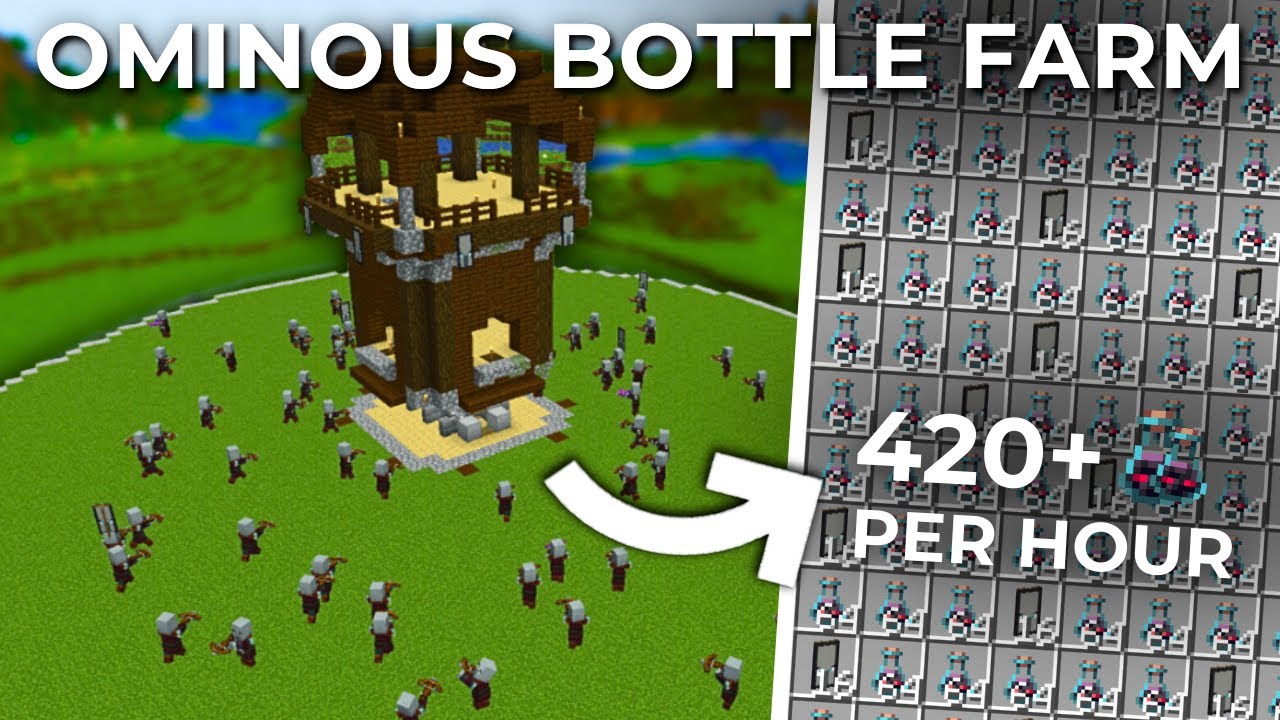 Minecraft EASY Ominous Bottle Farm for 1.21+ | Quick and Simple ...
