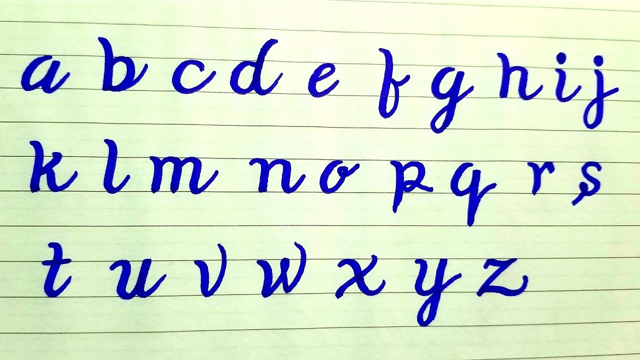 Pretty Handwriting Styles For Girls Alphabet Pretty Handwriting