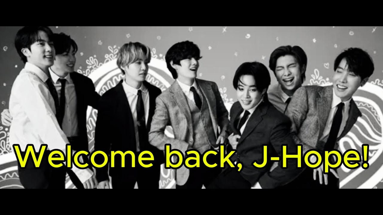 Welcome back, J Hope! #bts #kpop #btsarmy #welcomebackhosok - YouTube