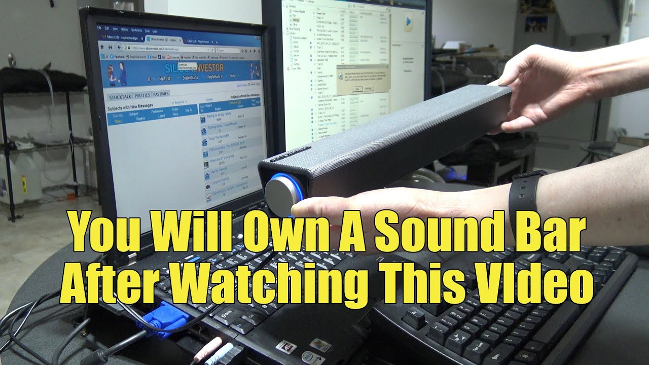You will buy a PC Sound Bar After Watching This Video - YouTube