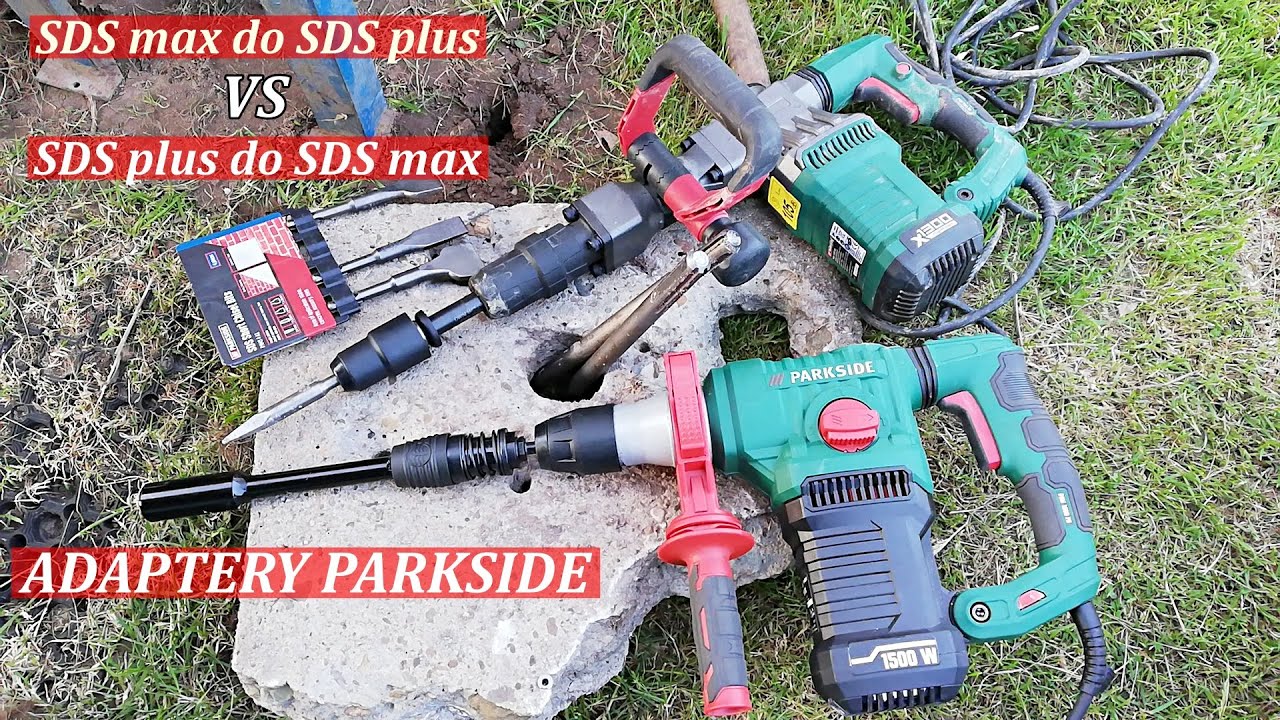 Młotowiertarka PARKSIDE, SDS max do SDS plus vs młot PARKSIDE, SDS plus ...