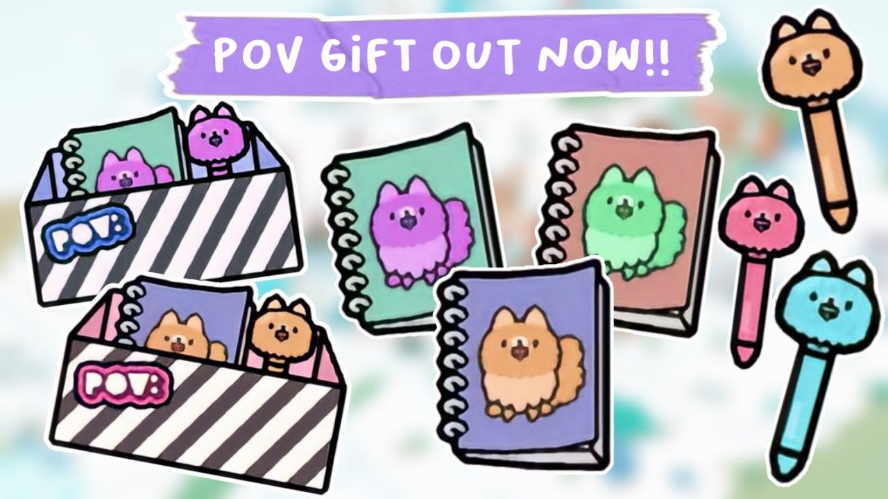 Toca Life World : NEW POV GIFT OUT NOW BOOK AND PEN DOG!!😱 | TOCA BOCA ...