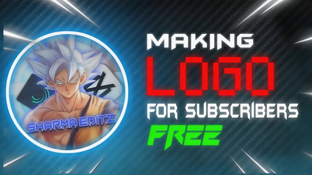 MAKING LOGO FOR SUBSCRIBERS DAY 1 | ANIME PFP TUTORIAL | PFP FOR A ...