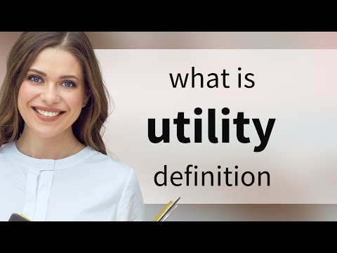 Utility • UTILITY meaning