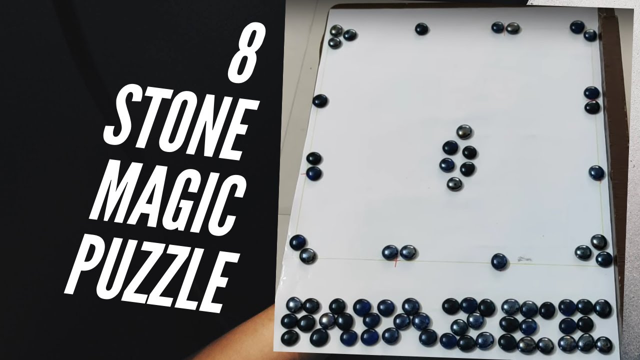 8 Stone magic game puzzle | Explanation - YouTube