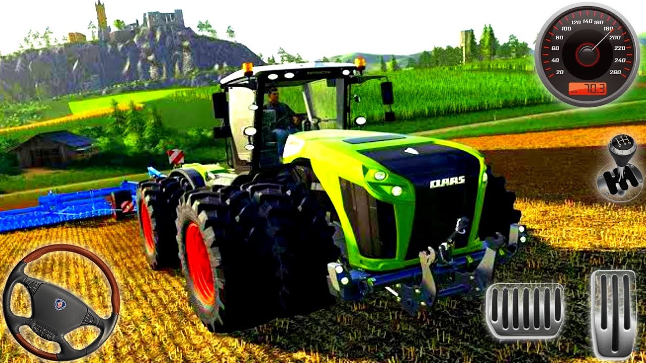 Real Us Tractor Farming Simulator 3D - New Farming Simulator Game ...