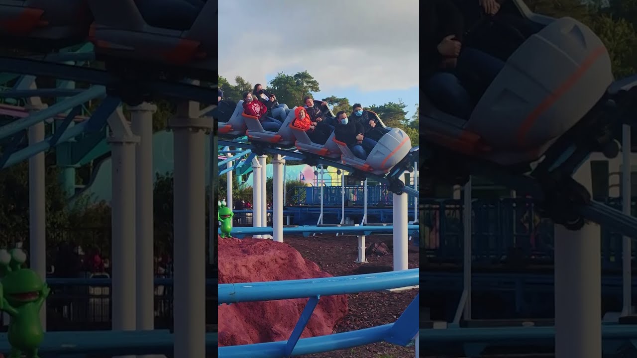 Backyardigans Mission to Mars Roller Coaster at Movie Park Germany # ...