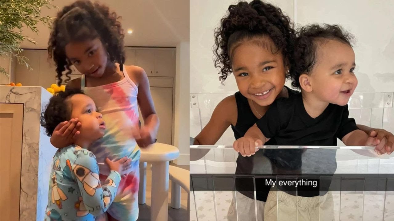 Khloé Kardashian Shares Adorable Photos of True & Tatum Bonding! - YouTube