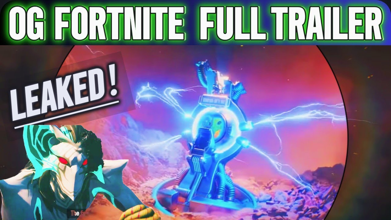 Fortnite OG || LIVE EVENT *Cinematic Trailer* - YouTube