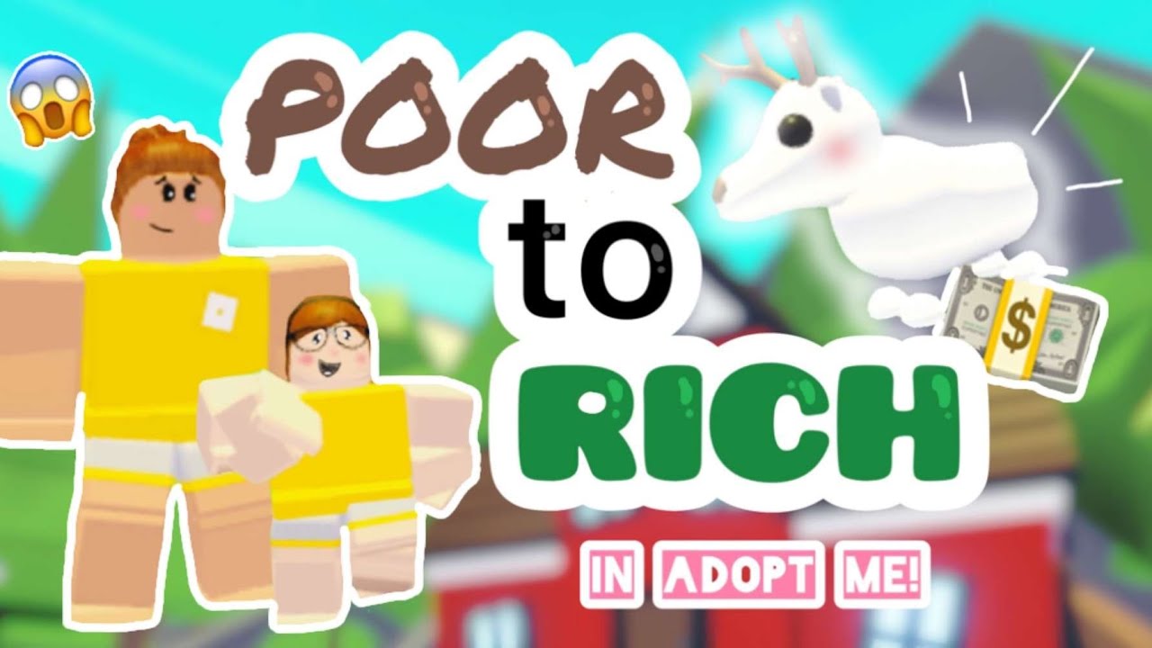 Poor to Rich | Adopt Me Roleplay Episode 1 - YouTube