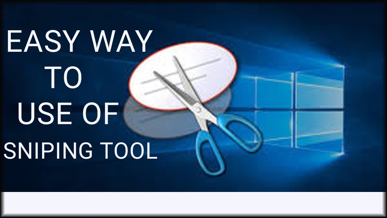 Easy way to use of sniping tool 2020 - YouTube
