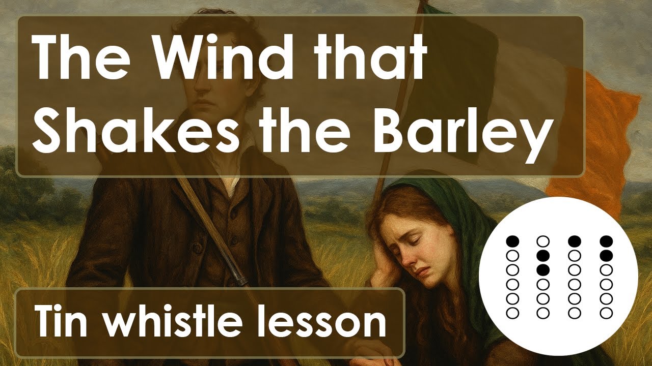 Learn The Wind that Shakes the Barley on Tin Whistle – Easy Irish Tune ...