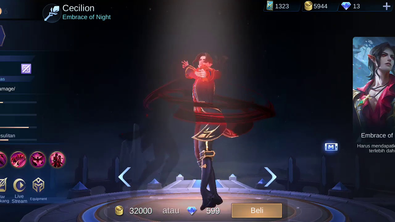 Cecilion All New Skin Mobile Legend - YouTube