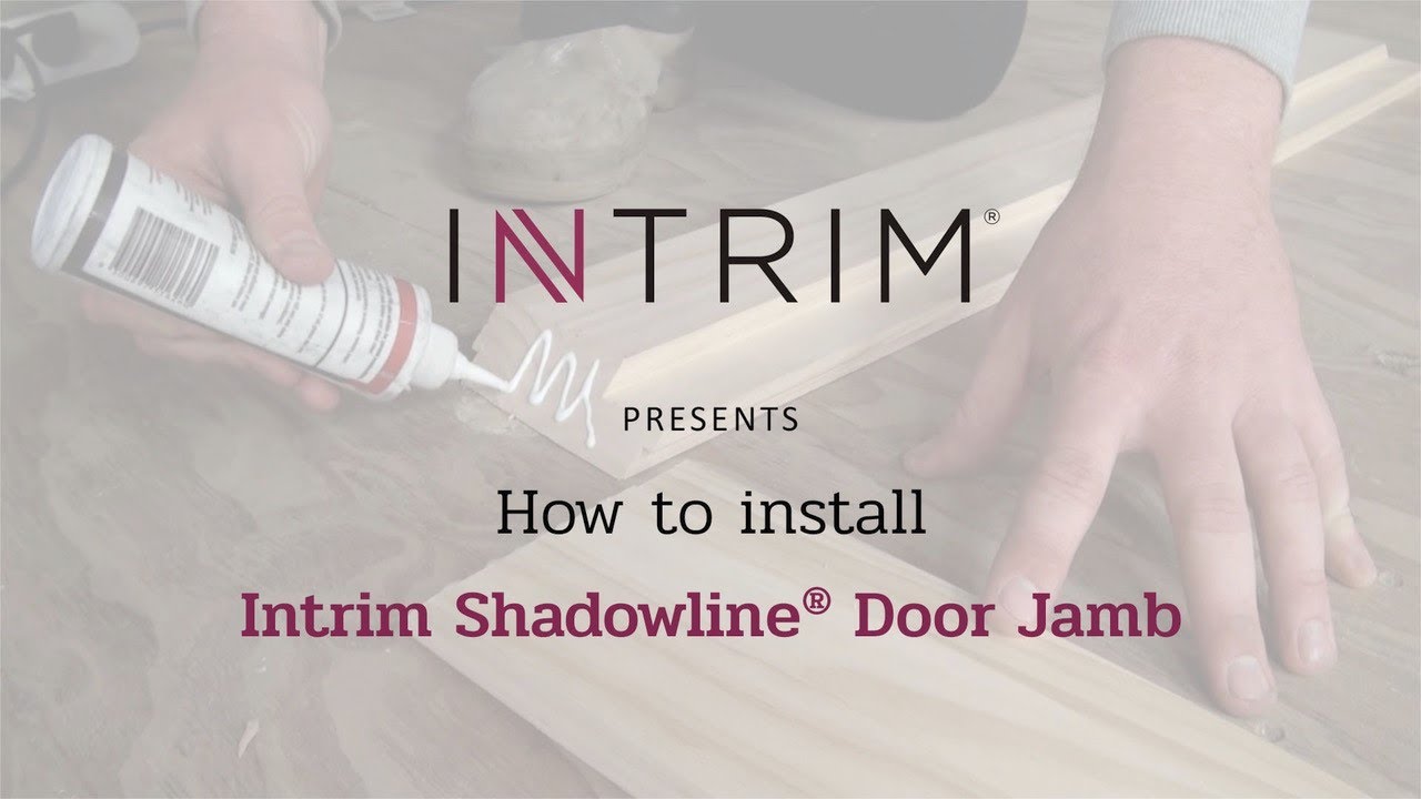 How to install Shadowline® Door Jamb | Intrim - YouTube