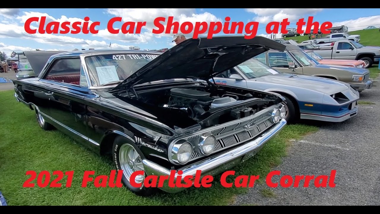 Classic Car Shopping at the 2021 Fall Carlisle Car Corral Video 1 - YouTube