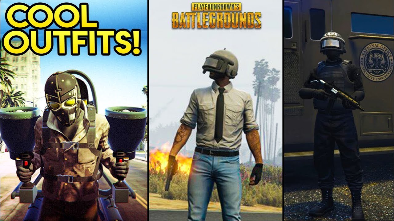 GTA Online: Doomsday Heist Outfits (PUBG Player, The Vulture, Realistic ...