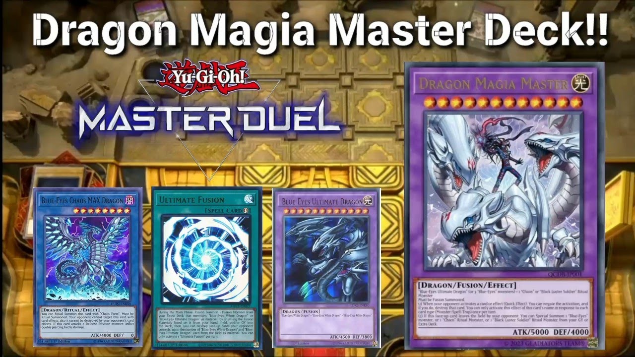 New Dragon Magia Master! - Blue Eyes Deck!! | Yu-Gi-Oh Master Duel ...