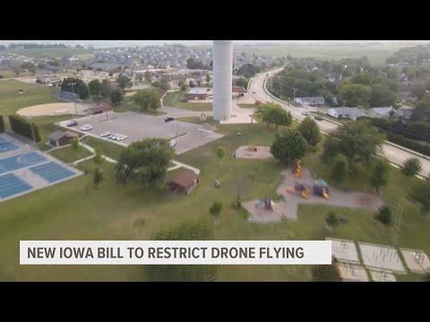 New Iowa bill to restrict drone flying over these areas - YouTube