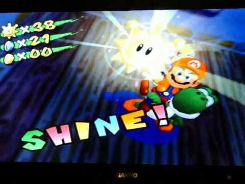 Getting a Shine Sprite with Green Yoshi in Super Mario Sunshine! - YouTube
