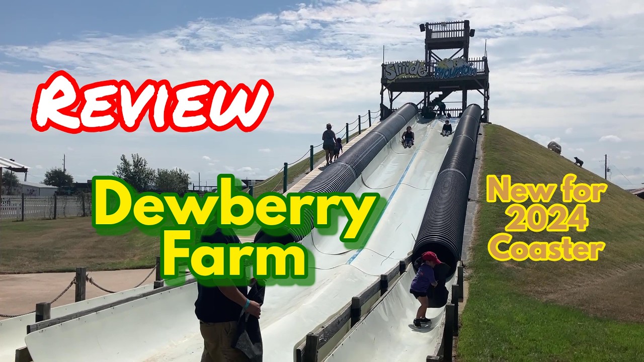 Review of Gold Rush & Dewberry Farm | Texas' New for 2024 Coaster - YouTube