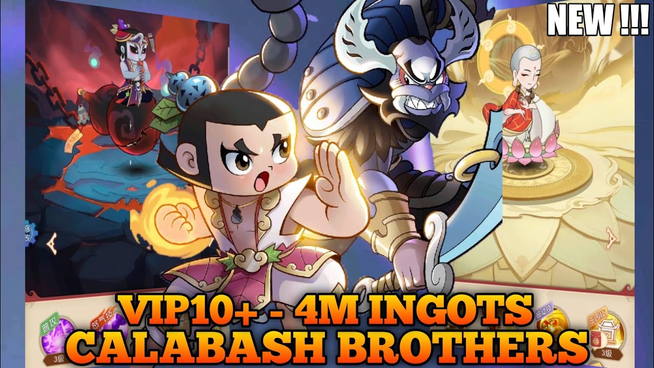 New Calabash Brothers Private Server - VIP10+ - 4M Ingots + Free Yuan ...