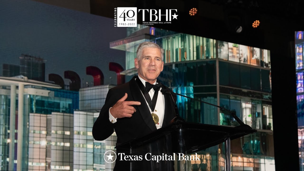 Paul W. Hobby - Acceptance Speech 2022 - YouTube