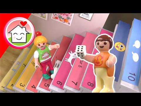 Playmobil Familie Hauser - Das Treppenspiel - Silvester 2021 mit Anna und Lena