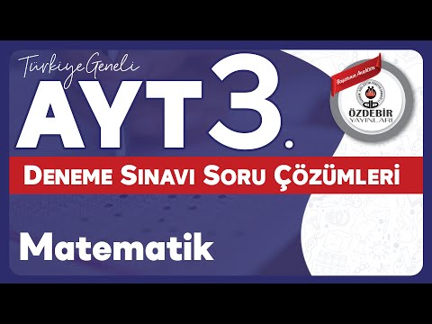 Ocak 2026 - YKS 3. Deneme Sınavı AYT MATEMATİK Çözüm Videoları