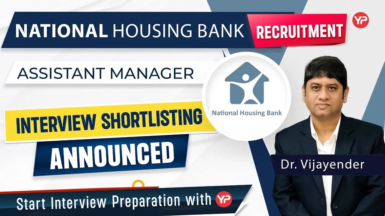 National Housing Bank Recruitment for Assistant Manager (Scale-1 ...