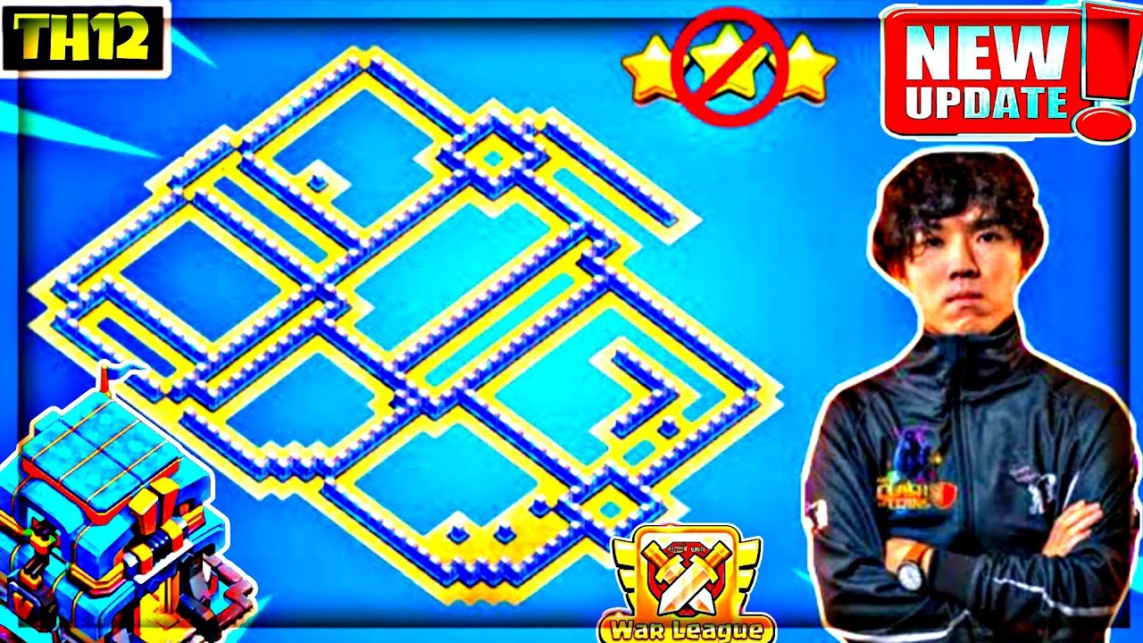 New War Base Th12 2024 | Unbeatable Th12 War/Hybrid Base Link |Th12 ...