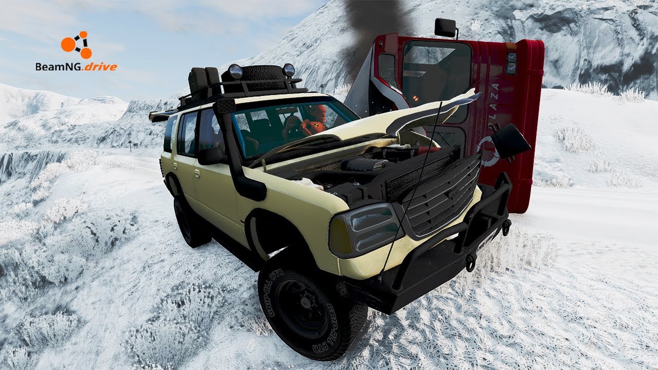Cars vs Cliff Roads #112 | BeamNg Drive | GM BeamNg - YouTube