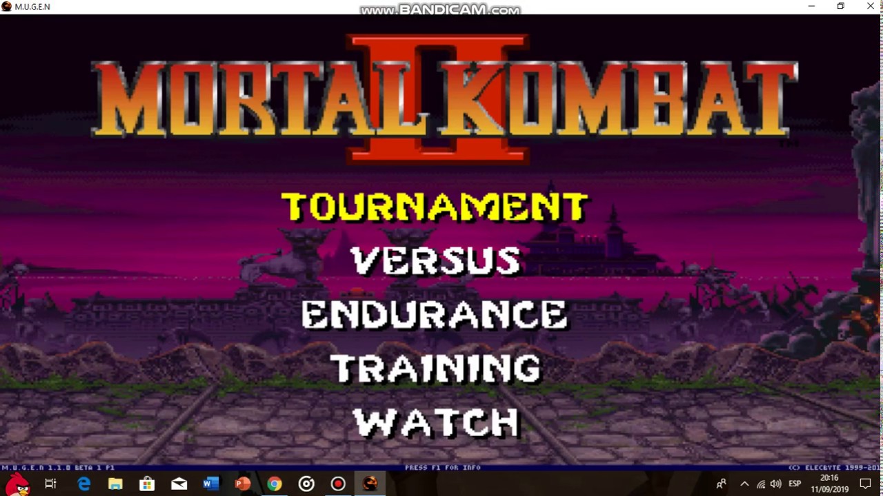 Rain MK2 Playthrough MK2 MUGEN Final Version Part 1 - YouTube