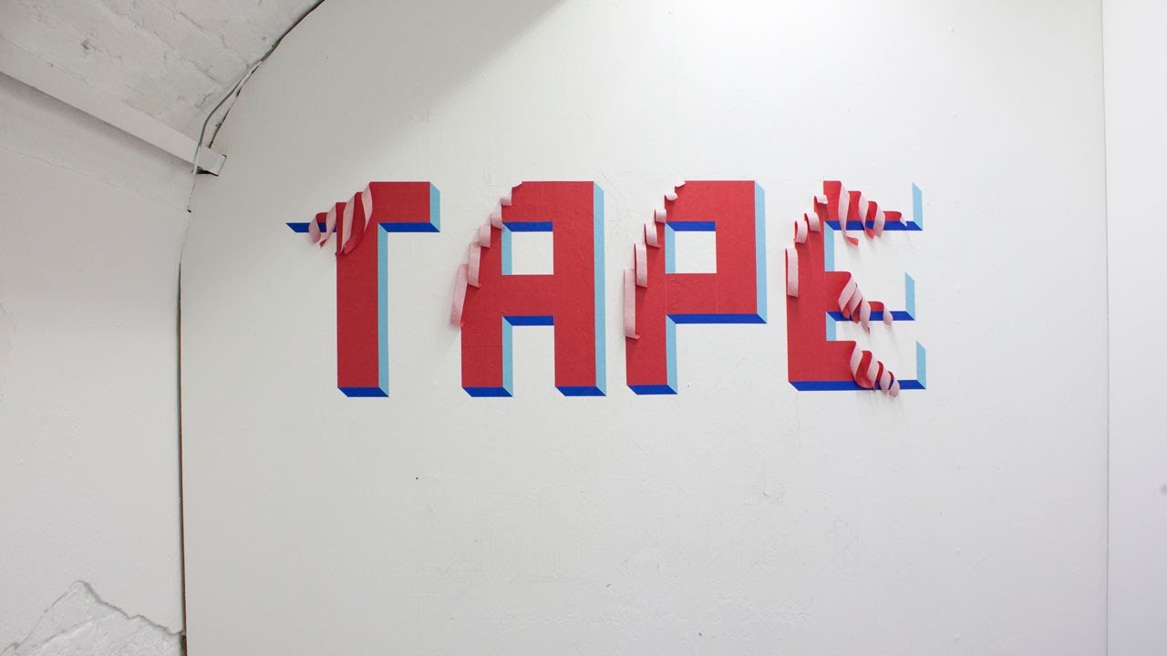 Tape Type - Stop-Motion Animation Typography - YouTube