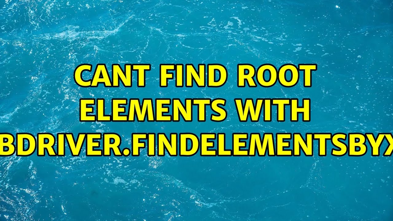 Cant find root elements with RemoteWebDriver.FindElementsByXPath ...