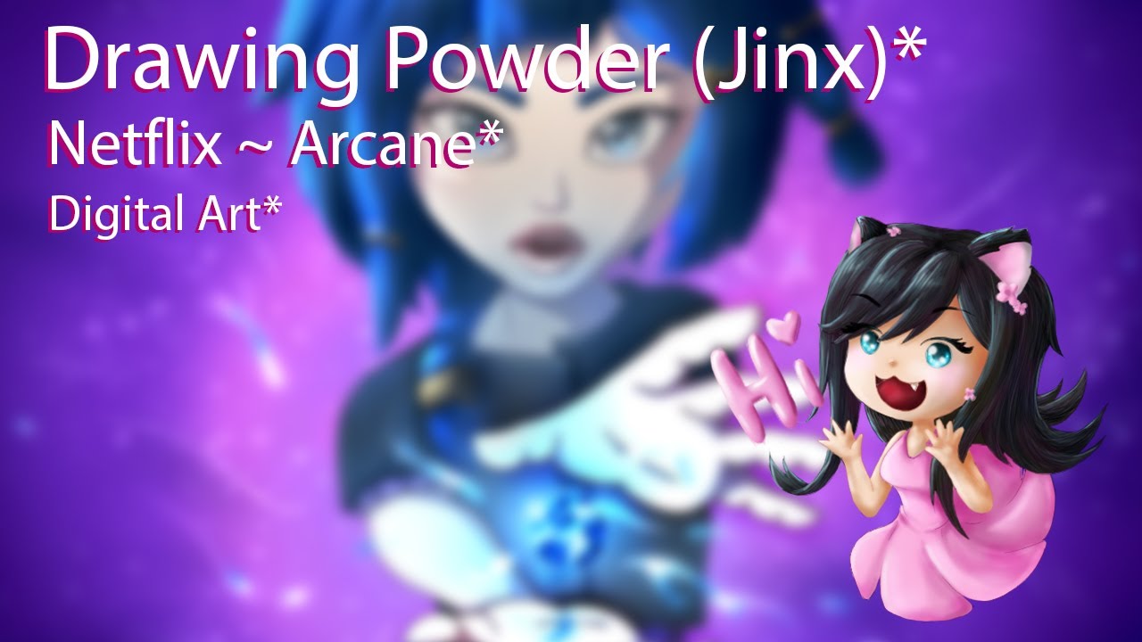 Drawing Powder (Jinx) from the series on Netflix Arcane ~ League of ...