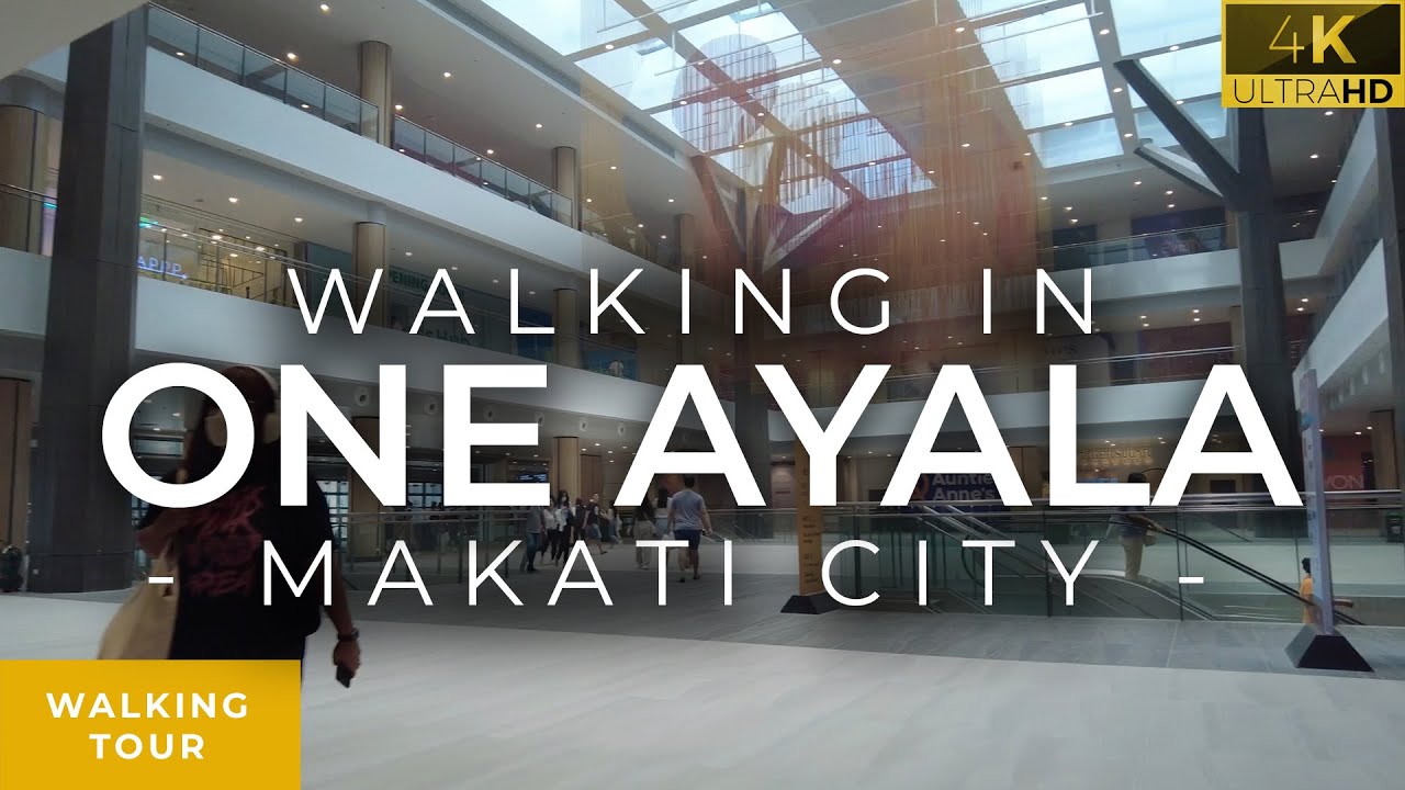 One Ayala walking tour | Walking in One Ayala Mall in Makati City | One ...