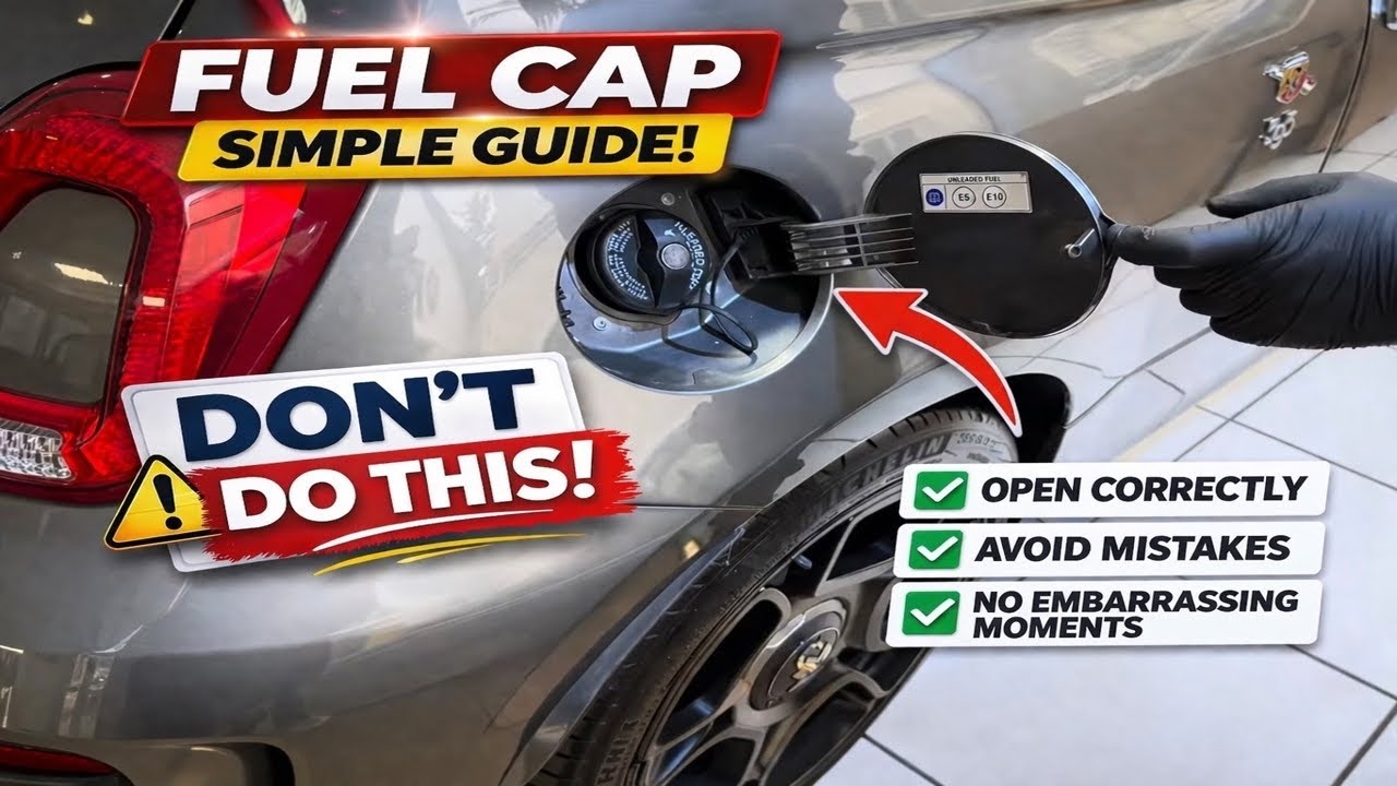 FIAT FUEL FILLER CAP / PETROL CAP LOCK & UNLOCK STEP BY STEP GUIDE ...