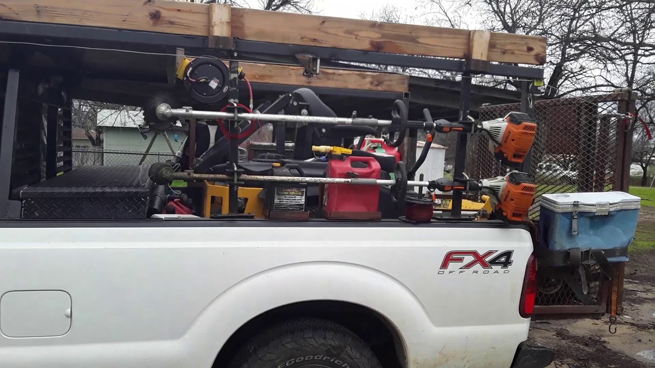Mow and go truck with a 8 foot bed on top and I can still haul a ...