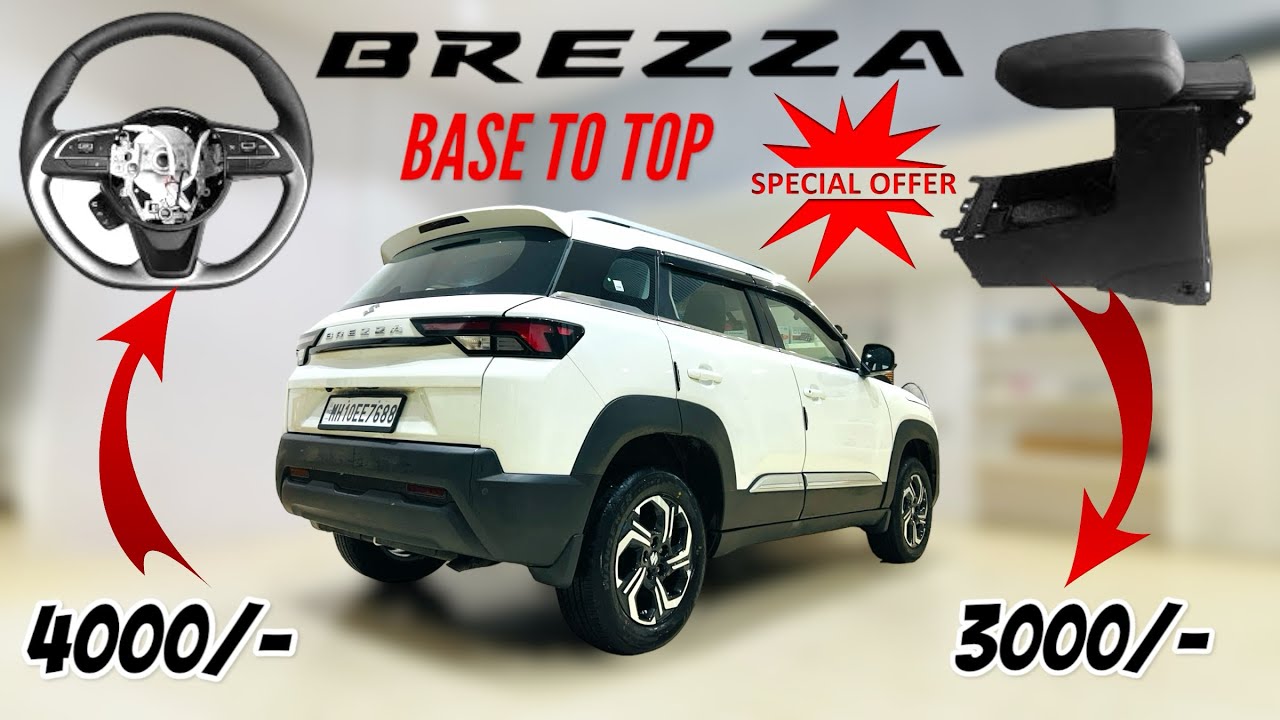 BREZZA 2024 LXI CNG BASE TO TOP MODIFIED FROM SANGLI|BREZZA MODIFIED ...