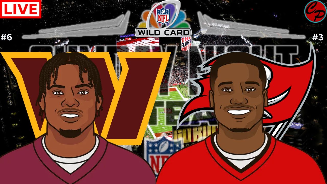 #6 WASHINGTON COMMANDERS vs #3 TAMPA BAY BUCS NFL NFC WILDCARD PLAYOFFS ...