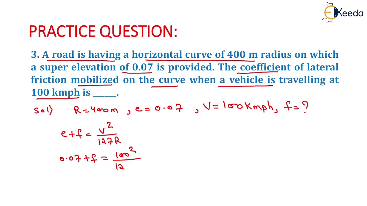 3rd Numerical of Superelevation - Highway Geometric Design ...