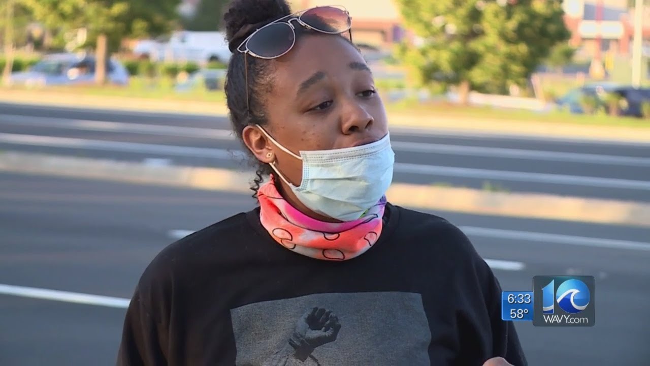 Protesters in Norfolk explain why they continue to march - YouTube