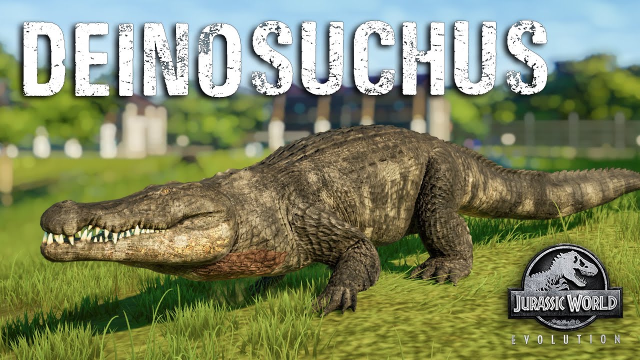 DEINOSUCHUS MOD! DAS RIESENKROKODIL IN JWE! - Jurassic World Evolution ...