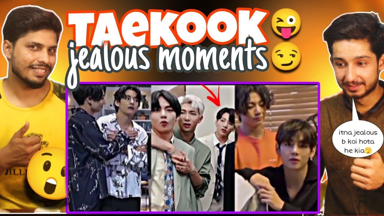 Taekook Jealous Moments Edits Compilation| BTS Jk and V | BRS Reaction - YouTube