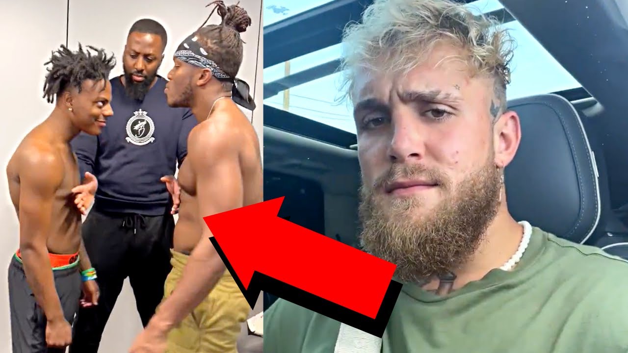 JAKE PAUL REACTS TO KSI & ISHOWSPEED FACE OFF | Youtube Boxing | Boxing ...
