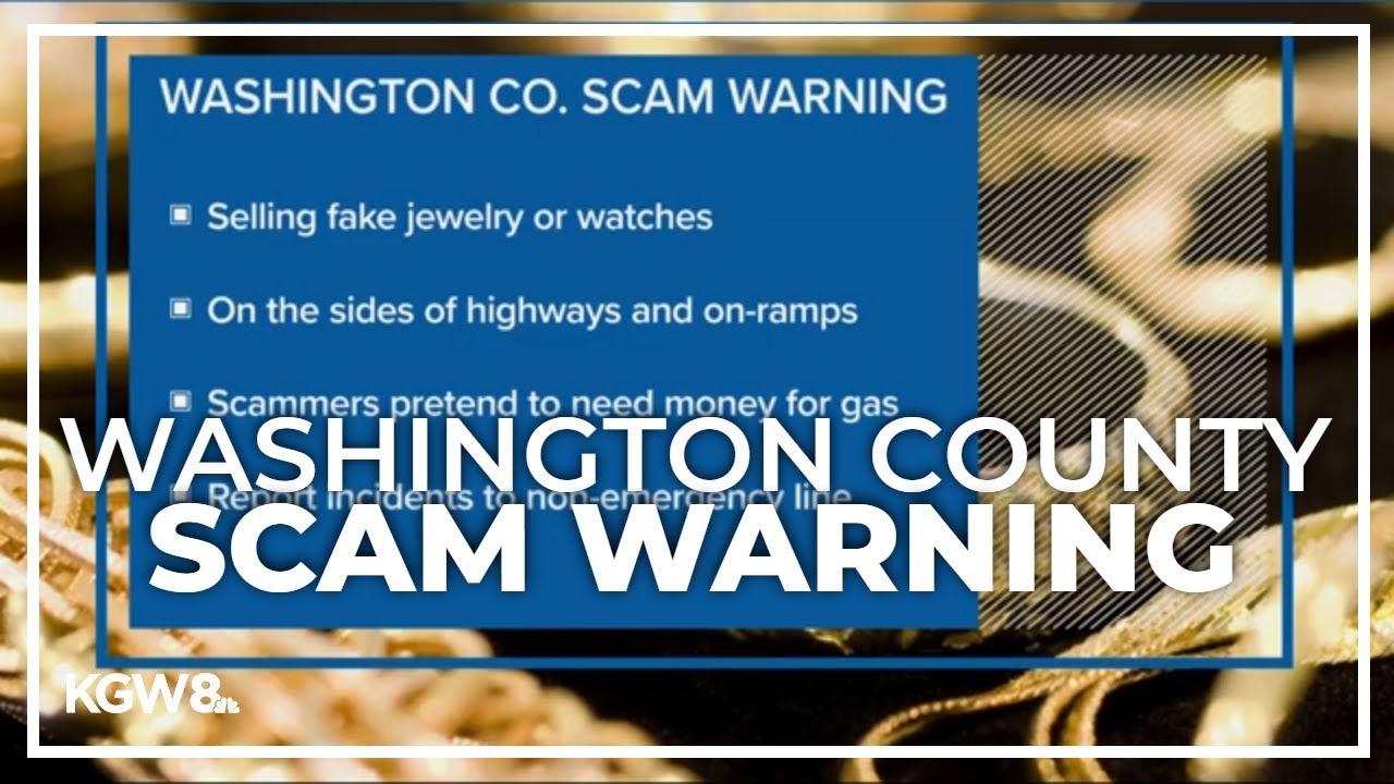 Washington County Sheriff's Office warns of fake jewelry scam - YouTube